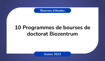 96 nouvelles bourses d’études en Doctorat en 2023-2024
